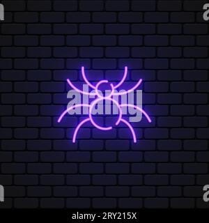 Spider web icon neon, great design for any purposes. Vector ...