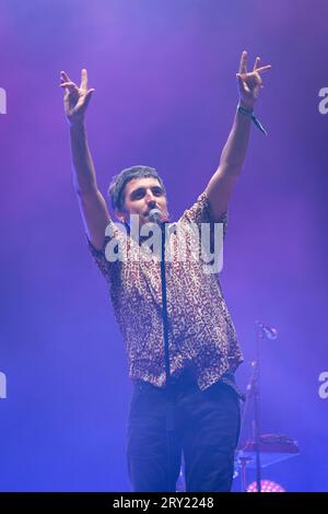 BARCELONA, ESPAÑA – SEPTIEMBRE 22. Zoo en concierto como parte de las ...