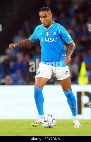 Natan Bernardo de Souza of SSC Napoli looks on during the Serie A ...