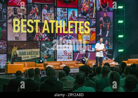 28 September 2023, Bavaria, Herzogenaurach: Arne Freundt, CEO of Puma ...