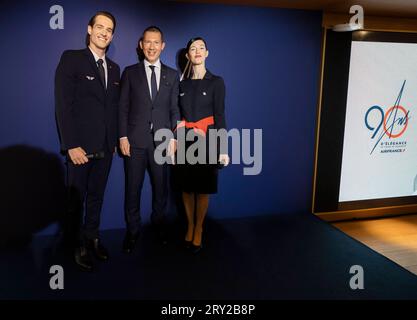 Air France-KLM CEO Benjamin Smith during an event to celebrate the 90th ...