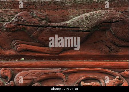House dated 1538 in Josselin, Morbihan, Brittany, France, reputed to be ...