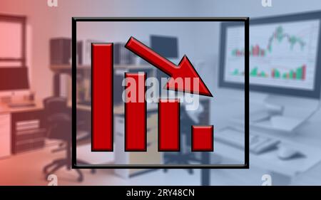 stock market finance graph background with abstract Growth graph chart ...
