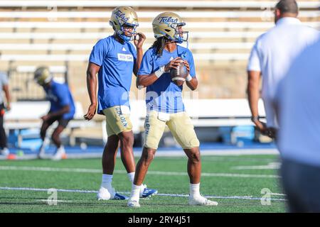 September 28, 2023:.Tulsa Golden Hurricane safety Jaise Oliver (25 ...