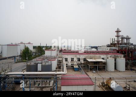 The giant Storage tank is located in a biodiesel production plant Stock ...