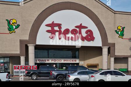 Fiesta Supermarket in Texas Stock Photo - Alamy