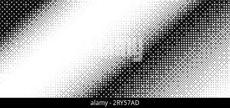 Diagonal halftone bitmap texture. Dotted gradient pattern background ...
