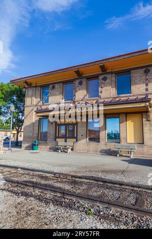 Colorado Welcome Center and Train Depot at Alamosa, Colorado. Scenic ...