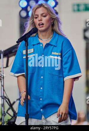 Reneé Rapp performs on NBC's Today show at Rockefeller Plaza on Friday ...
