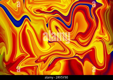where liquify abstract pattern blends with multicolor art form digital ...