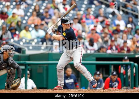 Atlanta Braves catcher Sean Murphy (12) in the first inning during a baseball game against the ...