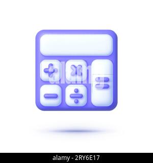 calculator math finance isolated icon Stock Vector Image & Art - Alamy