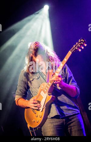 Aaron Austin on guitar Stock Photo - Alamy
