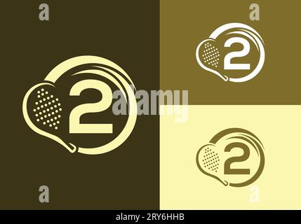 Letter A Padel Tennis Logo. Padel Racket Logo Design. Beach Table ...