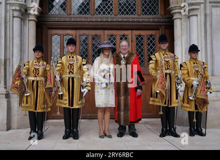 Alderman Professor Michael Mainelli and his wife Elisabeth Mainelli ...