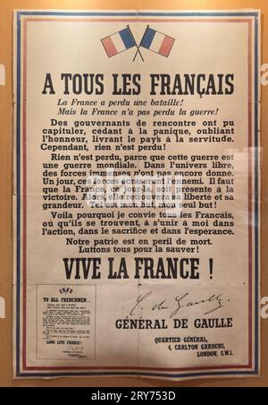 Charles de Gaulle's speech (june the 18th 1940) in toul in lorraine ...