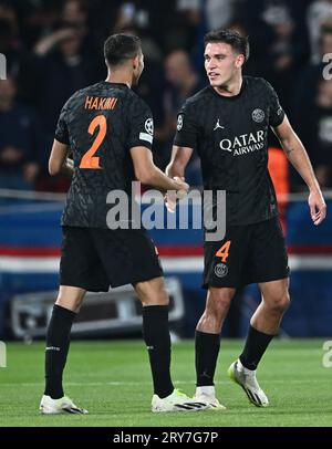 Achraf HAKIMI of PSG during the UEFA Champions League, League phase ...