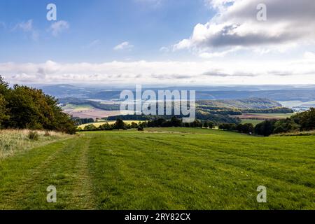 Beautiful hike through southern Thuringia around the Hohe Geba near ...