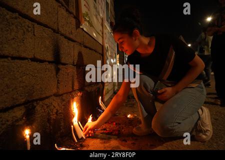 Hamdaniya, Iraq. 29th Sep, 2023. President of Iraq Abdul Latif Rashid ...