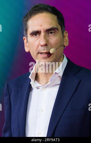 Torino, Italy. 29th Sep, 2023. Guido Saracco, Rector of Polytechnic ...