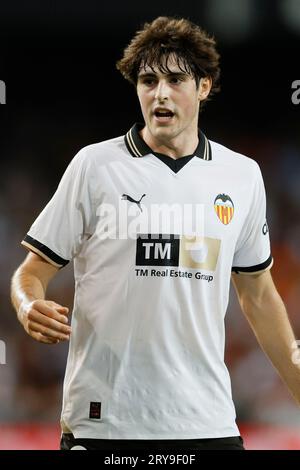 Valencia, Spain. Credit: D. 27th Sep, 2023. Valencia mascot (Valencia ...