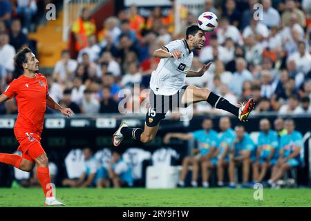 Valencia, Spain. Credit: D. 27th Sep, 2023. Valencia mascot (Valencia ...