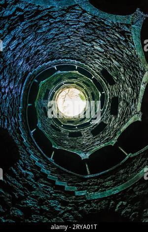 Masonic initiation well Stock Photo - Alamy