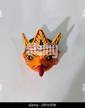 Traditional mask making culture of Majuli, Assam, Northeast India Stock ...