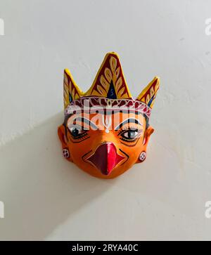 Traditional mask making culture of Majuli, Assam, Northeast India Stock ...