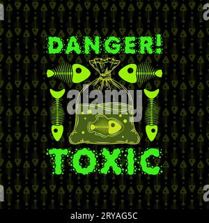 Radiation toxic symbol isolated on white background. Flat warning sign ...