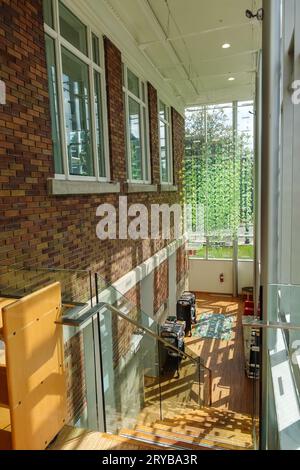 Hespeler library building in Cambridge Ontario Canada, is a fusion ...