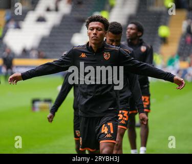 Tyrell Sellars-Fleming of Hull City during the Sky Bet Championship match Hull City vs Cardiff ...