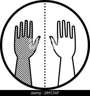 Skin pallor, pale complexion, isolated medical icon Stock Vector Image ...