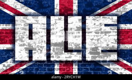 Drink alcohol beverage. Ale word lettering Stock Photo - Alamy