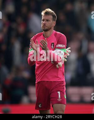 Neto of AFC Bournemouth - AFC Bournemouth v Arsenal, Premier League ...