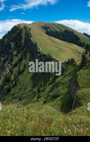 hiking in the german alps Stock Photo - Alamy
