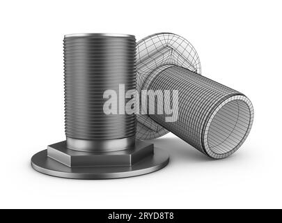 Branch pipes with thread Stock Photo - Alamy