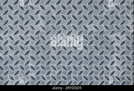 Anti slip gray metal plate with diamond pattern Stock Photo - Alamy