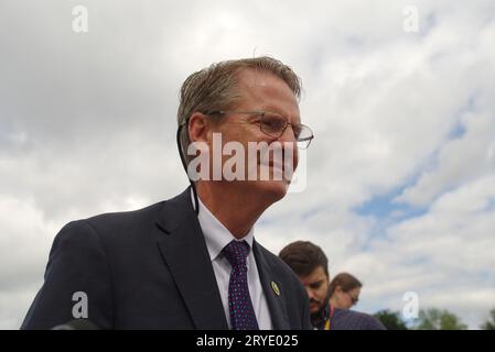 Rep. Tim Burchett (R-Tenn.) speaks with reporters outside the U.S ...