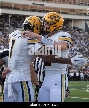 Missouri wide receiver Theo Wease Jr. speaks during a press conference ...