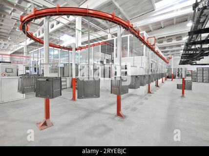 Production of gas stoves Stock Photo - Alamy