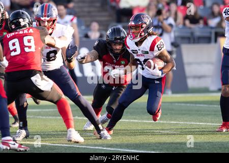 September 30, 2023: Montreal Alouettes quarterback Cody Fajardo (7 ...
