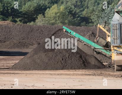 Humus production in agriculture for arable farming Stock Photo - Alamy