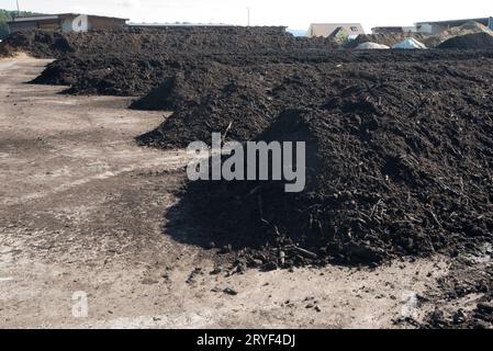 Humus production in agriculture for arable farming Stock Photo - Alamy