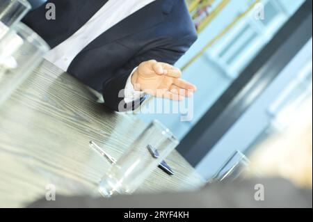 Body language and gestures in management Stock Photo - Alamy