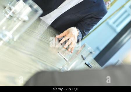 Body language and gestures in management Stock Photo - Alamy