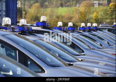 Police vehicles in the fleet Stock Photo - Alamy
