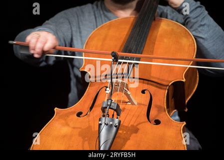a cello or violoncello, string instrument played with a bow cello or ...