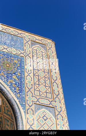 Low angle shot of an old building with a hanging wooden balcony Stock ...