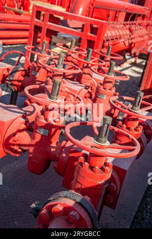 Pipeline valves and industrial equipment Stock Photo - Alamy